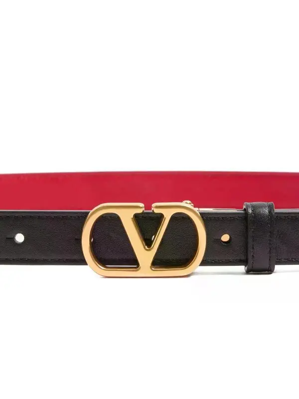 Valentino Garavani Reversible Vlogo Signature Belt - Black