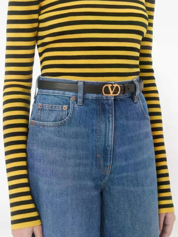 Valentino Garavani Reversible Vlogo Signature Belt - Black