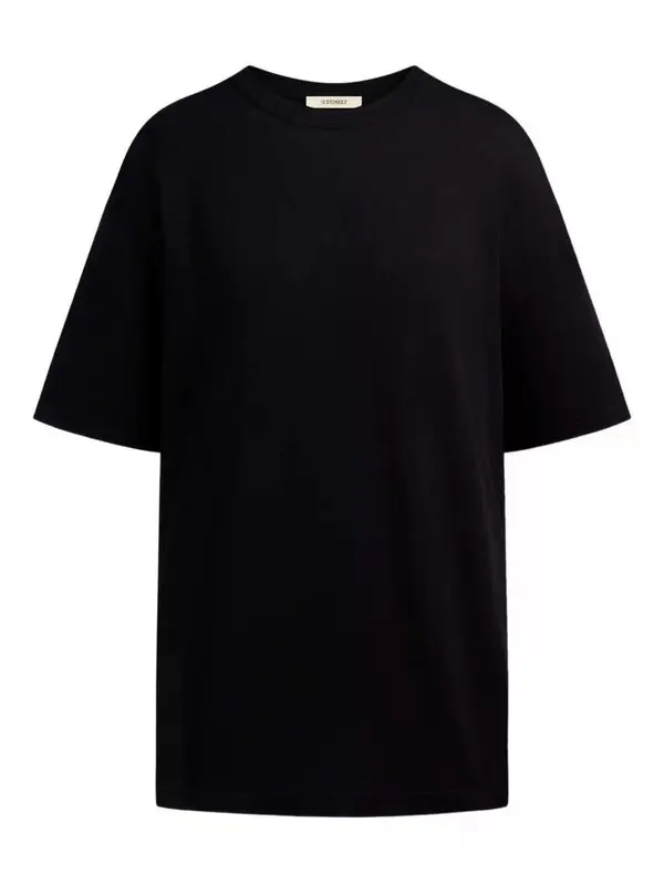 12 STOREEZ Crew-neck T-shirt - Black