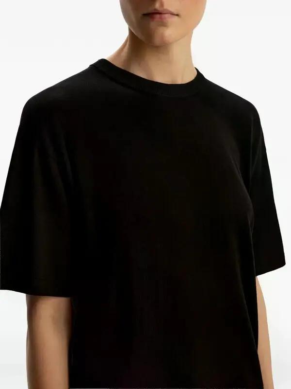 12 STOREEZ Crew-neck T-shirt - Black