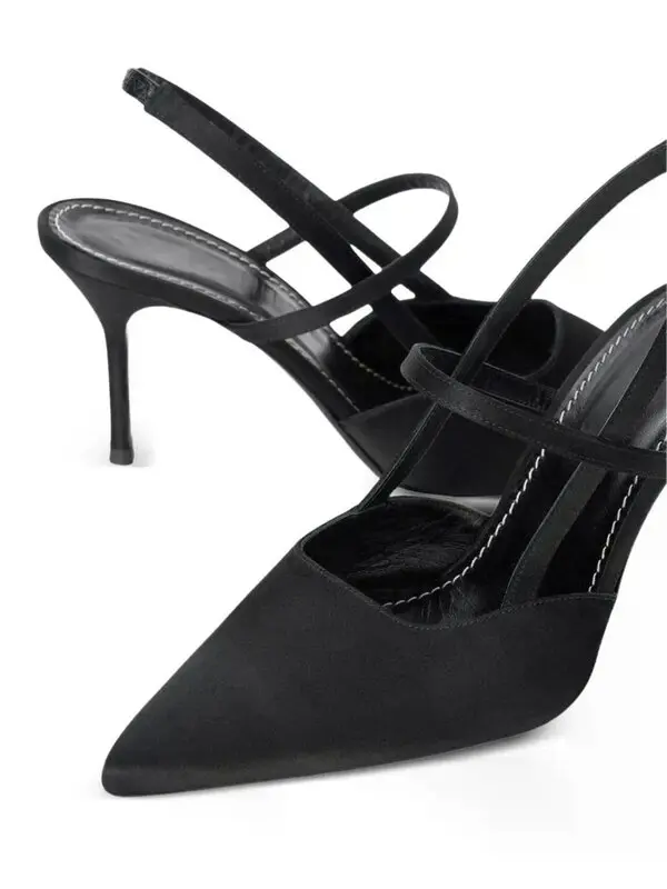 Staud Sebastian Slingback Pumps - Black