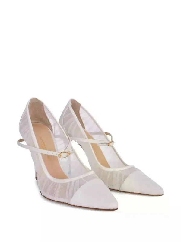 Jennifer Chamandi Lorenzo Removable-strap Pumps