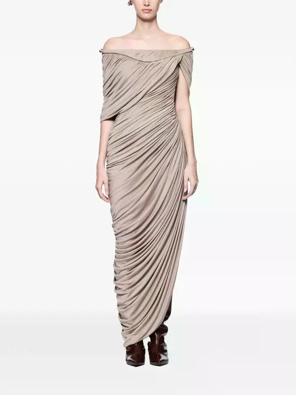CHATS BY C.DAM Thalyn Off-shoulder Maxi Dress