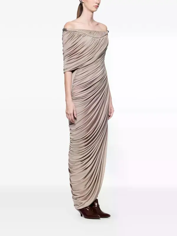 CHATS BY C.DAM Thalyn Off-shoulder Maxi Dress