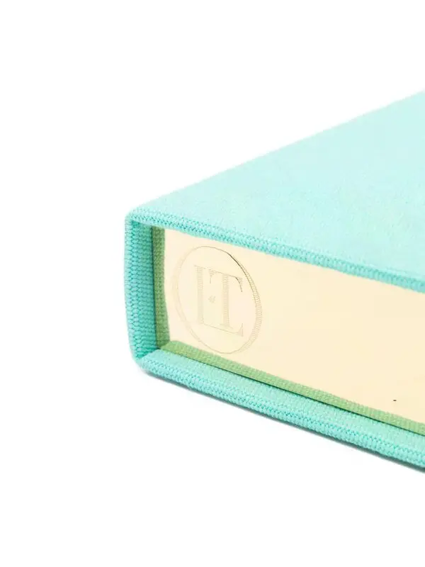 OLYMPIA LE-TAN Breakfast At Tiffany's Embroidered Clutch - Blue