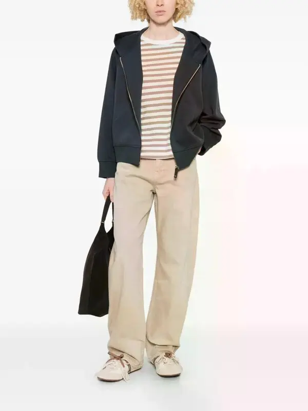Max Mara Zip-up Hoodie - Grey