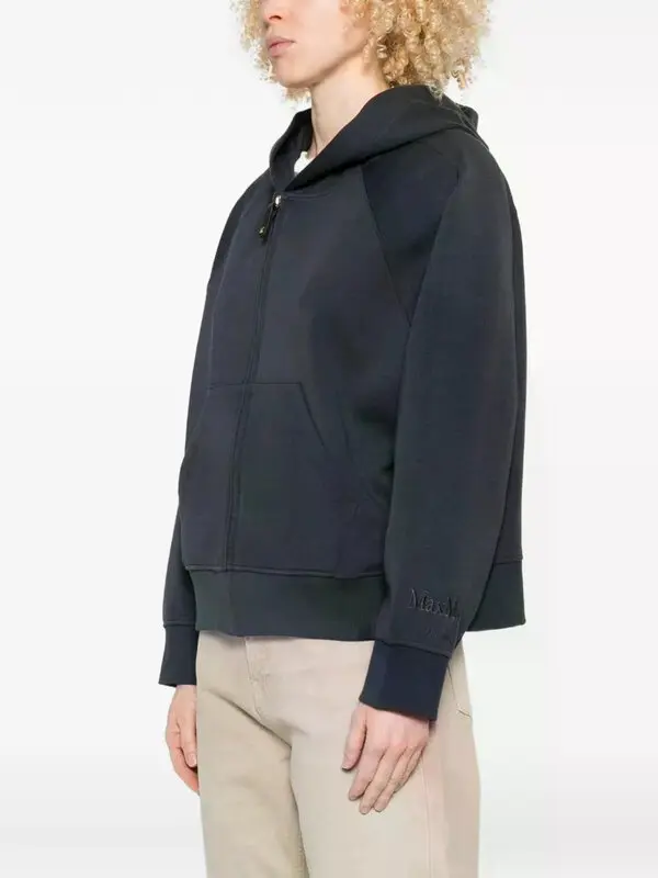 Max Mara Zip-up Hoodie - Grey