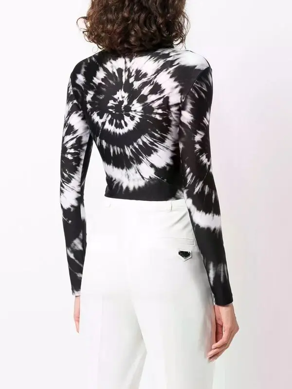 Philipp Plein Tie-dye Cropped Top