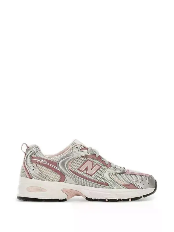 NEW BALANCE Paneled Mesh Sneakers - Silver