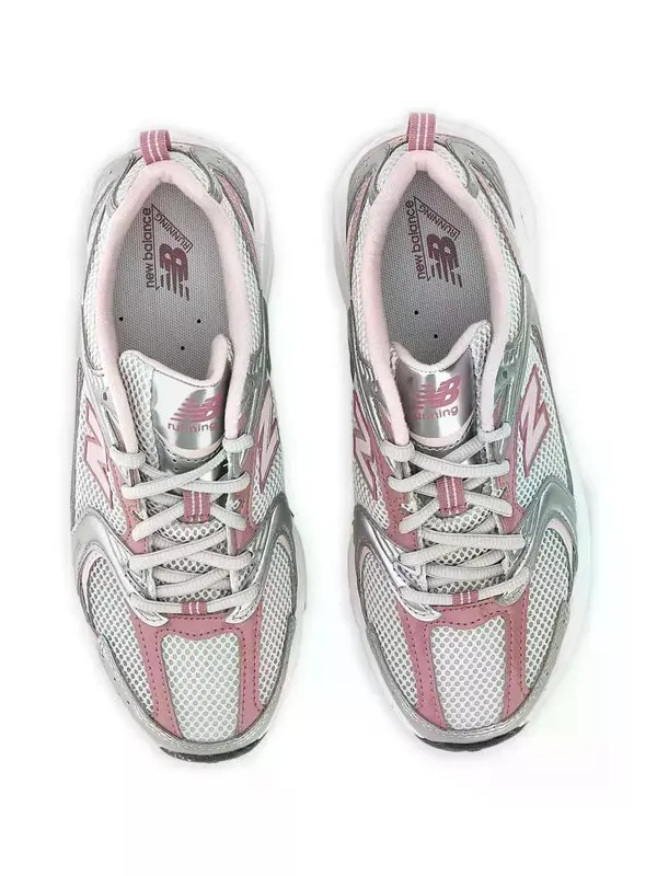 NEW BALANCE Paneled Mesh Sneakers - Silver