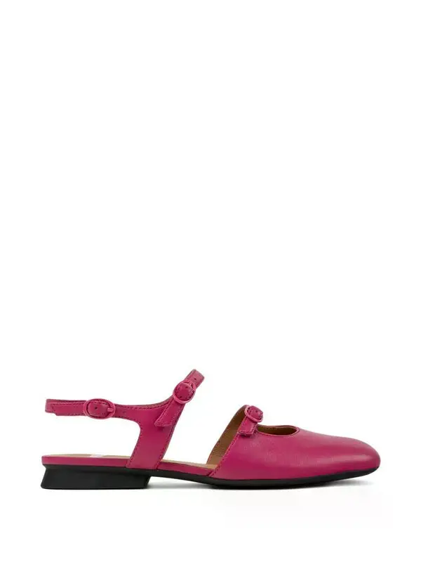 Camper Casi Myra Buckle Leather Sandals - Pink