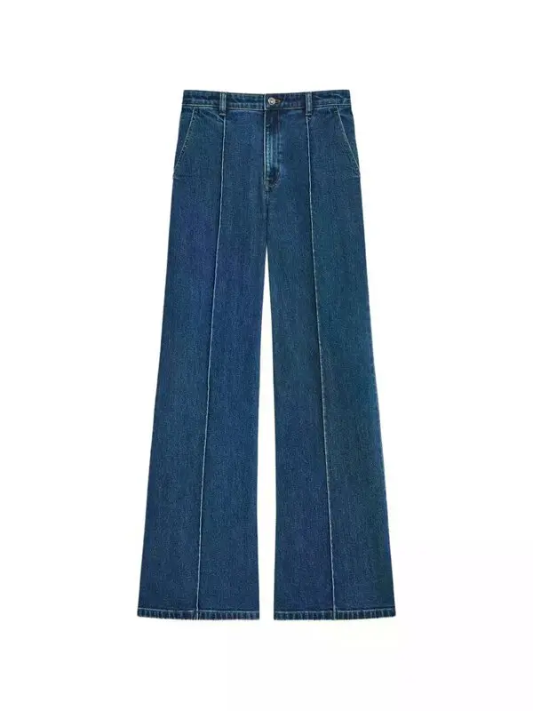 Theory Seam-detail Wide-leg Jeans