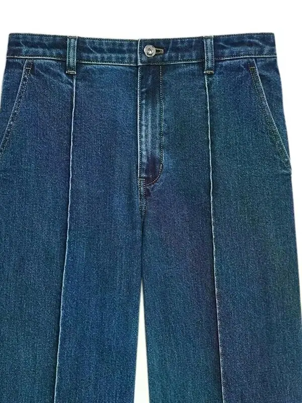 Theory Seam-detail Wide-leg Jeans