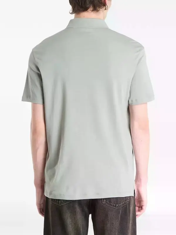 Calvin Klein Logo-embroidered Polo Shirt - Green