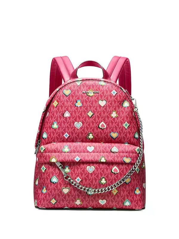 Michael Kors Slater Monogram-print Backpack - Pink