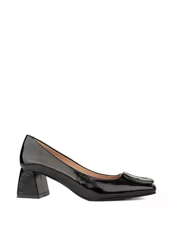 SERGIO MORETTI FIRENZE Buckle-detail Heeled Pumps - Black