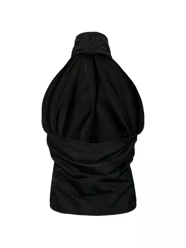 Magda Butrym Halterneck Top - Black