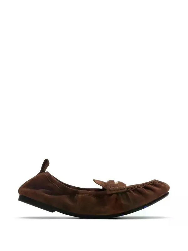 Burberry Logo Plaque Loafers
