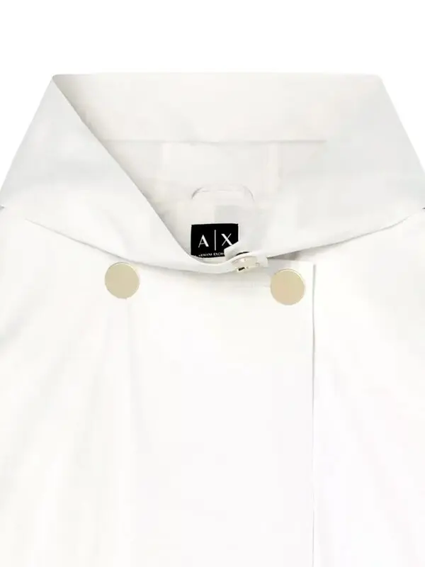 Armani Exchange Double-breasted Hooded Parka