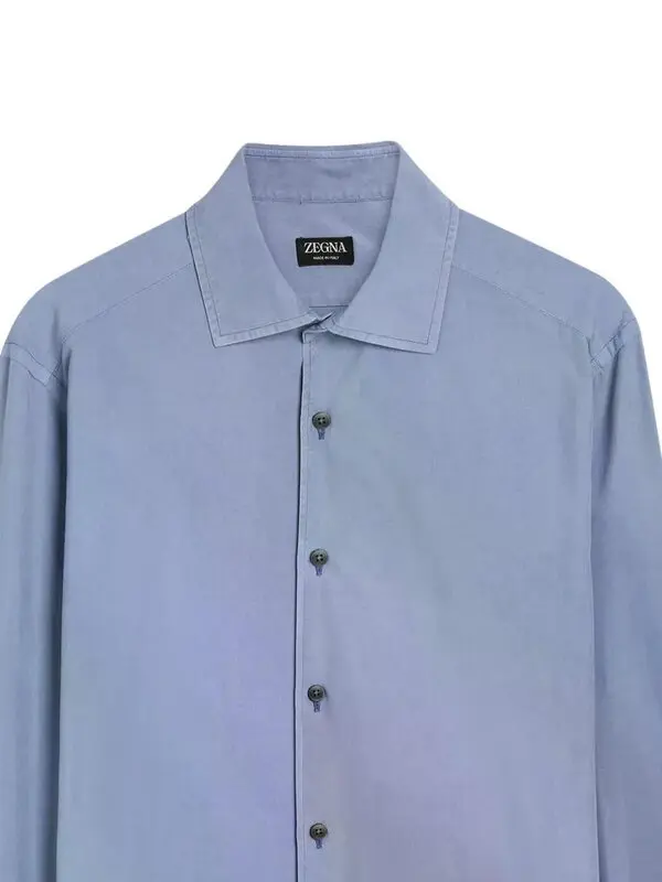 Zegna Long-sleeve Shirt - Blue