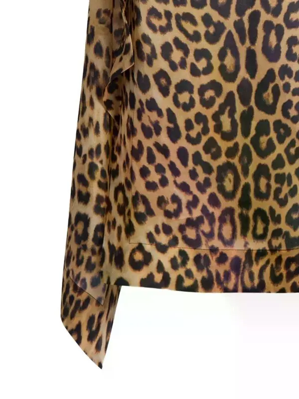 Alberta Ferretti Leopard-print Midi Skirt
