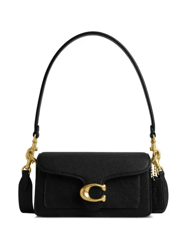 COACH Tabby Leather Shoulder Bag - Black