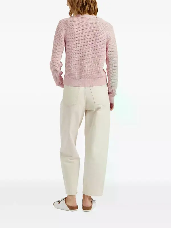Chinti & Parker Snoopy Crochet Cotton Cardigan