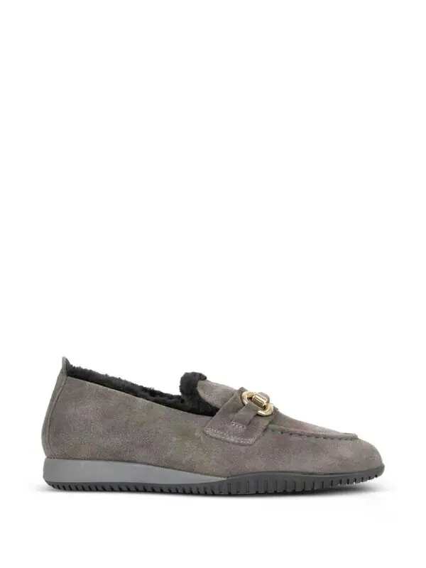 SERGIO MORETTI FIRENZE Shearling-trim Loafers
