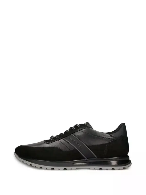 BUGATTI Panelled Logo-print Sneakers - Black
