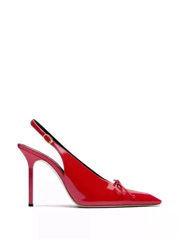 Jacquemus Cubisto Slingback Pumps - Red