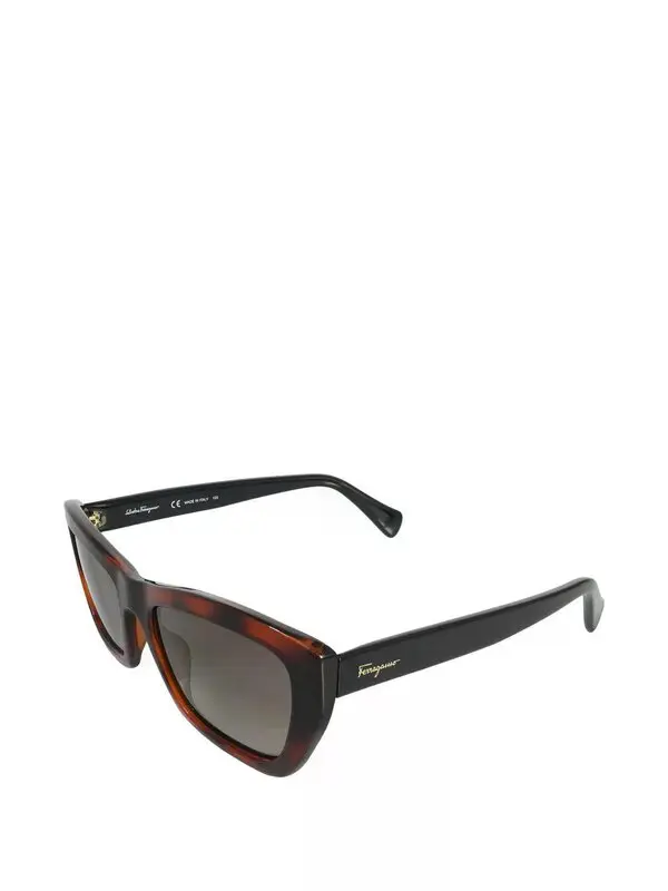 FERRAGAMO Rectangle-frame Sunglasses - Brown