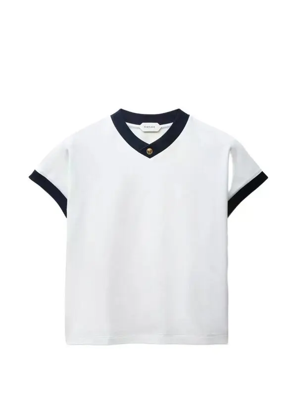 Versace Stretch Cotton-jersey T-shirt - White