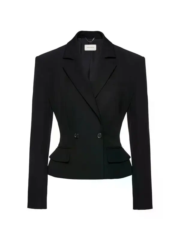 Magda Butrym Double-breasted Fitted Jacket - Black