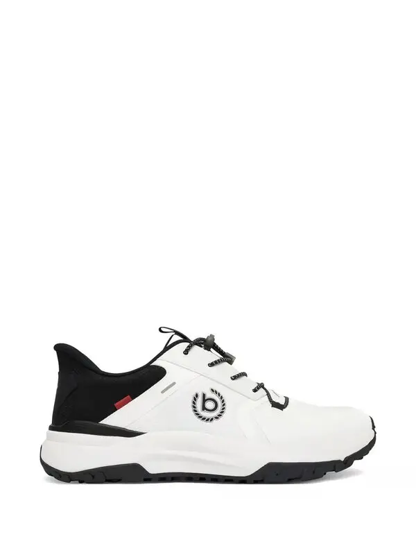 BUGATTI Panelled Toggle-fastening Sneakers - White