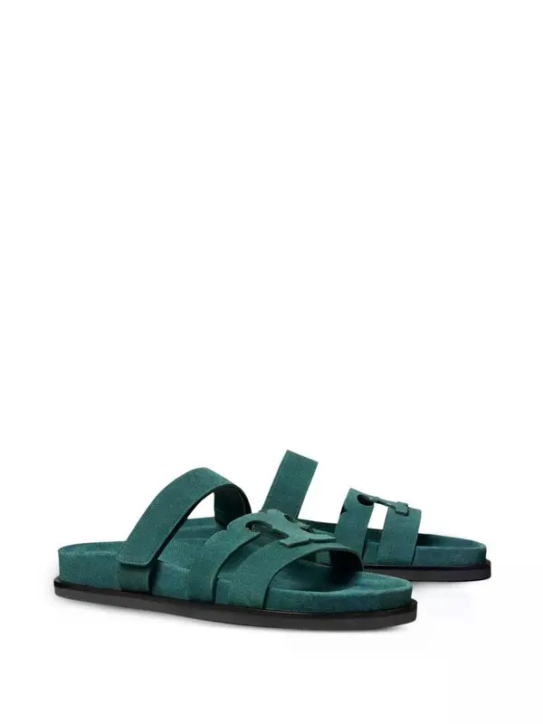 Tory Burch Ines Suede Sandals - Green