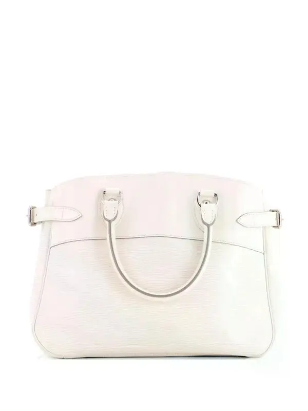 LOUIS VUITTON Passy Tote Epi Leather Pm Satchel - White