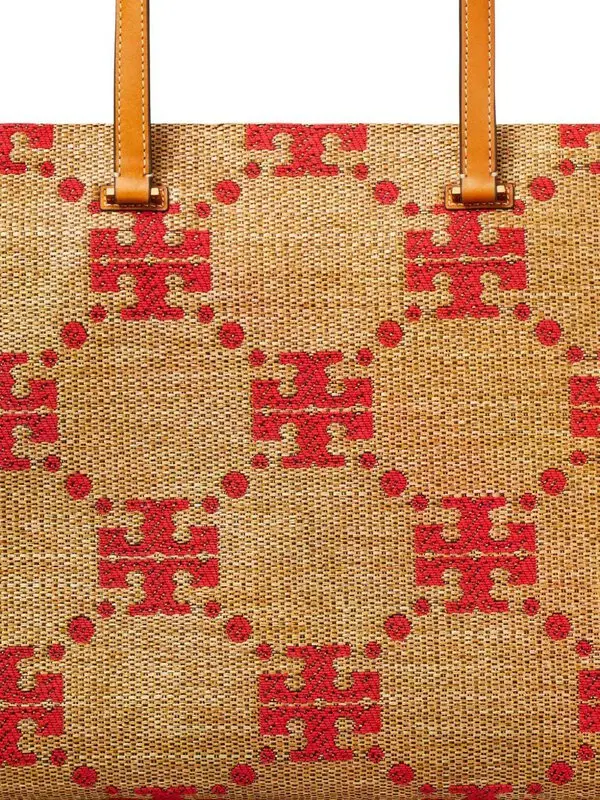 Tory Burch T Monogram Woven Tote