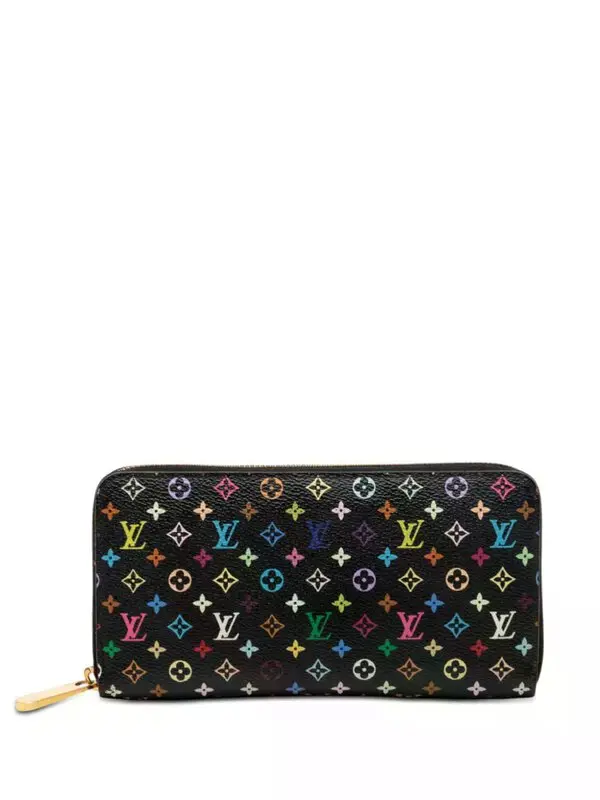 LOUIS VUITTON 2010 Monogram Multicolore Zippy Wallet Long Wallets - Black