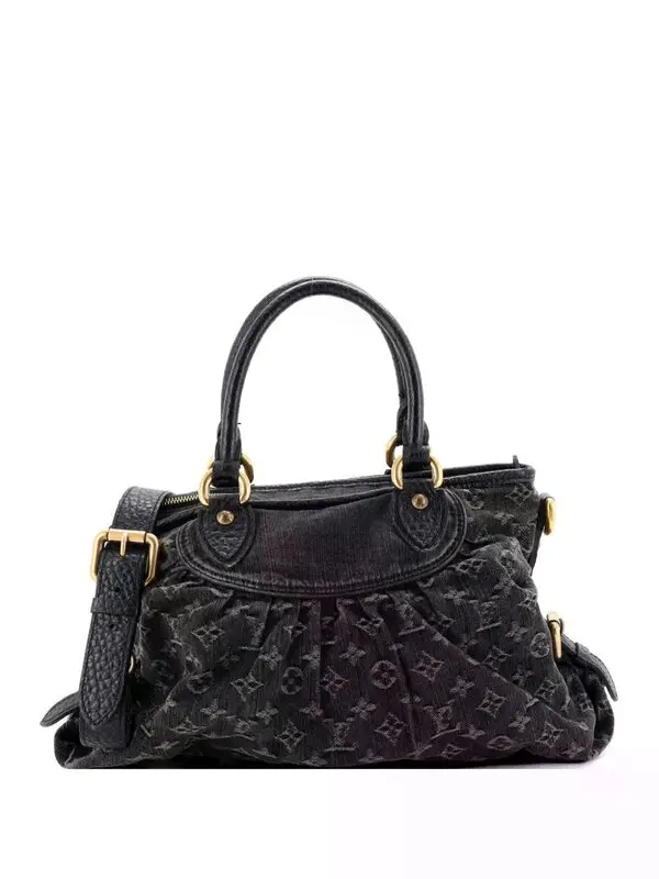 LOUIS VUITTON Neo Cabby Handbag Monogram Denim Mm
