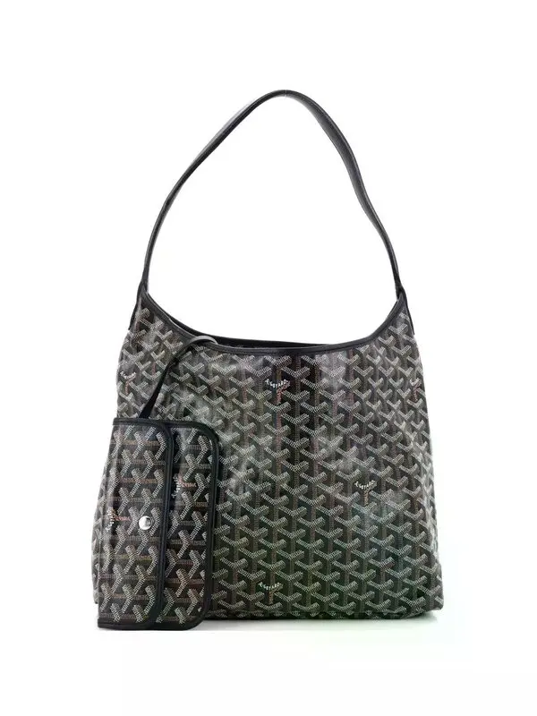 Goyard Boheme Coated Canvas Hobo Bag - Black