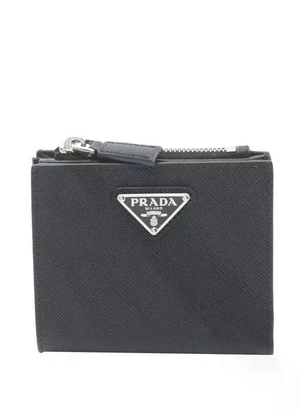 Prada 2013-2026 Saffiano Wallet Small Wallets - Black