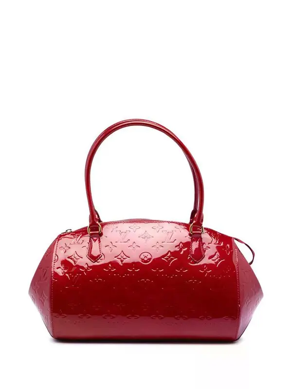 LOUIS VUITTON 2010 Monogram Vernis Sherwood Pm Shoulder Bag - Red