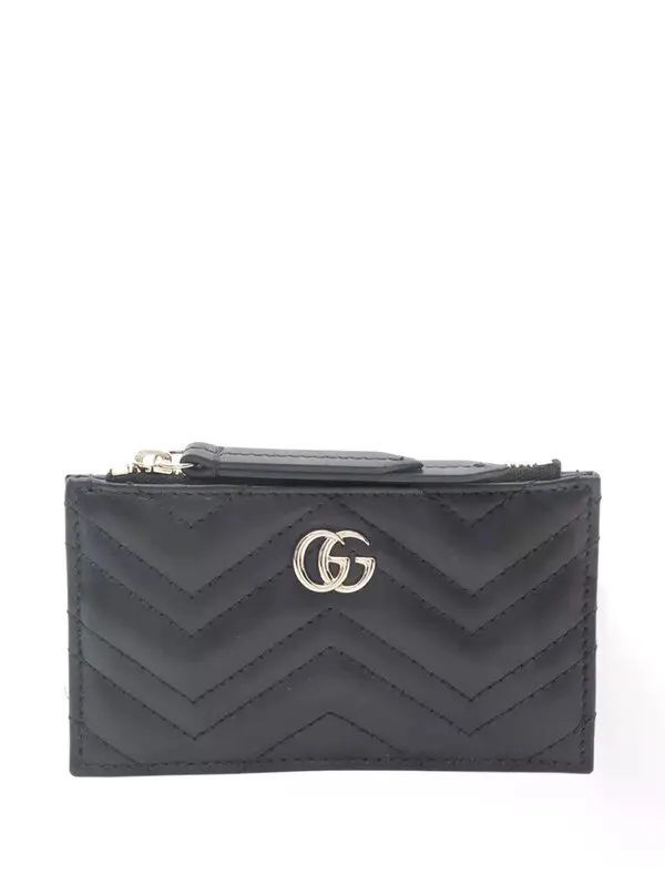 Gucci 2016-2026 Gg Marmont Coin Pouch - Black