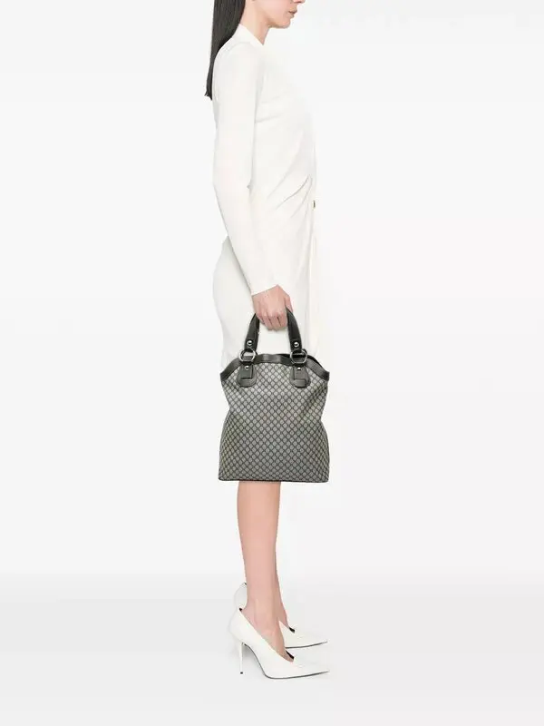 Celine 20th Century Macadam Canvas Tote Bag