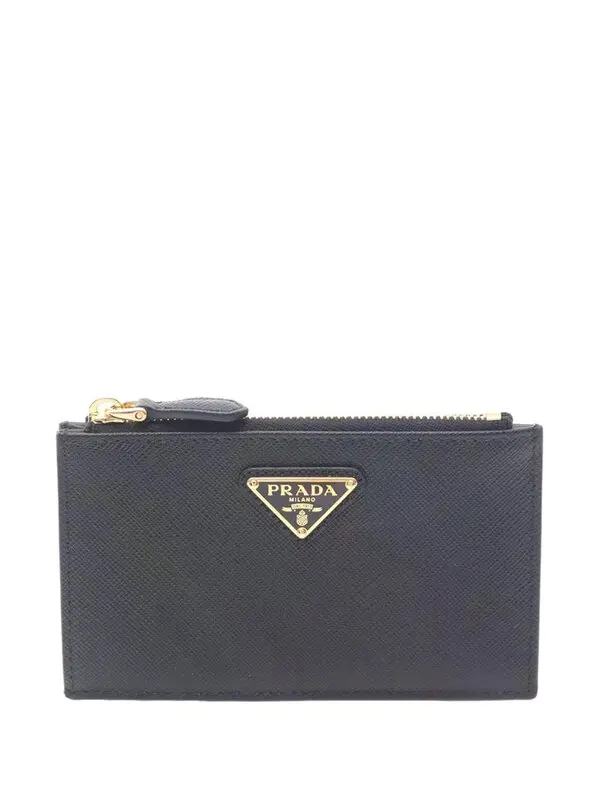 Prada 2013-2026 Saffiano Card Holder - Black