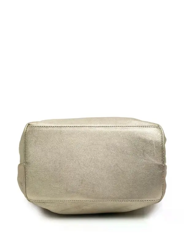 Loewe 2000-2010 Metallic Leather Fringe Handbag