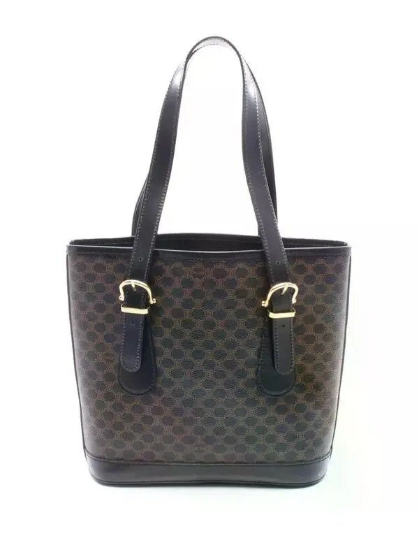 Celine 20th Century Macadam Tote Bag - Black