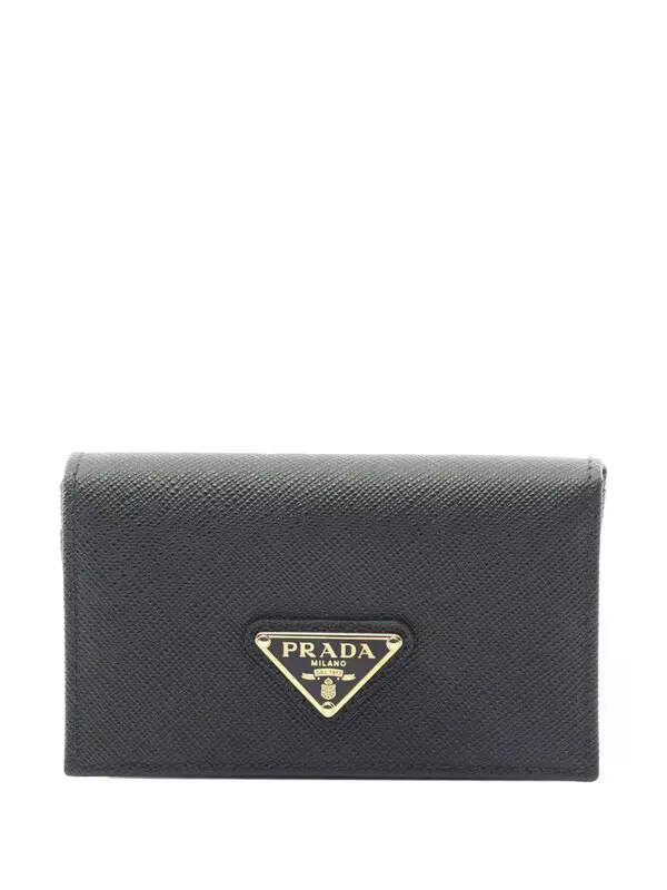 Prada 2013-2026 Saffiano Card Holder - Black
