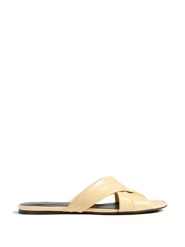 Khaite Liria Flat Sandals - Neutrals
