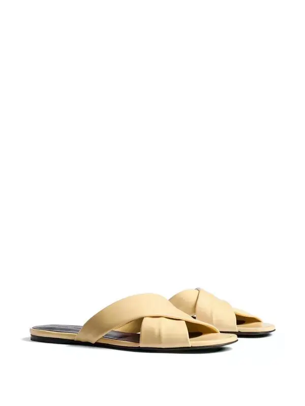 Khaite Liria Flat Sandals - Neutrals